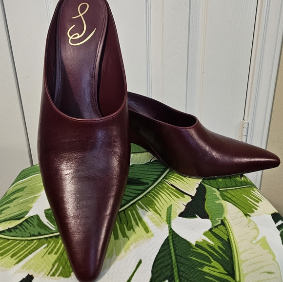 Sam Edelman | Shoes | Sam Edelman Burgundy Mules | Poshmark
